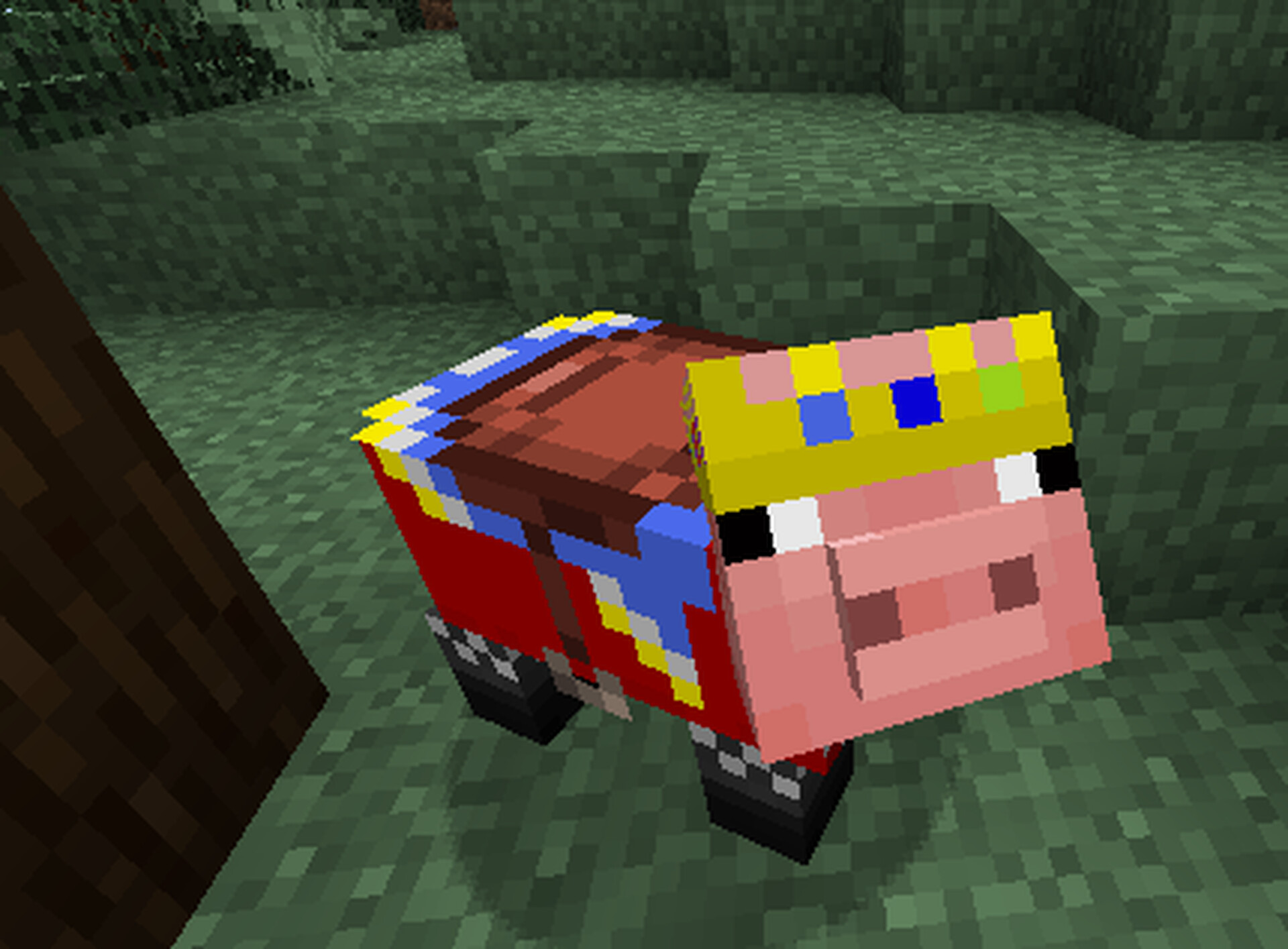 The pig, Techno! Minecraft Texture Pack