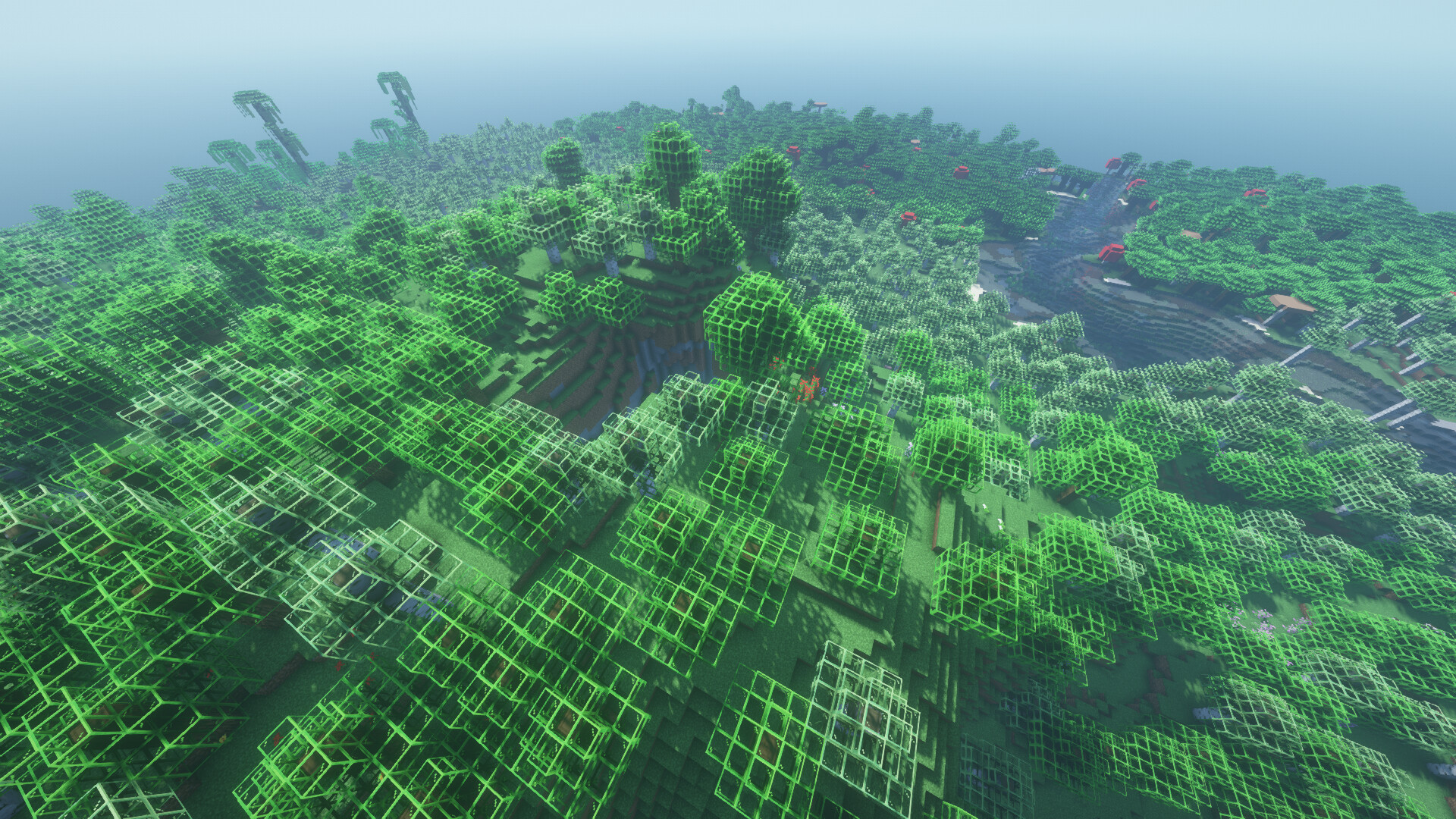 Plasma's Tree's N' Glass (Tree X-Ray) Minecraft Texture Pack