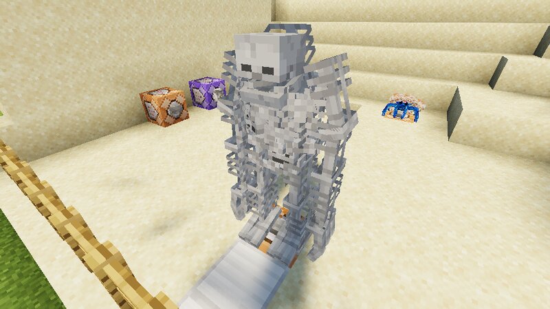 (Optifine) Bone Golem Minecraft Texture Pack