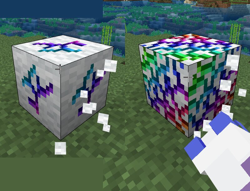 Rainbow Break Animation (BEDROCK EDITION) Minecraft Texture Pack