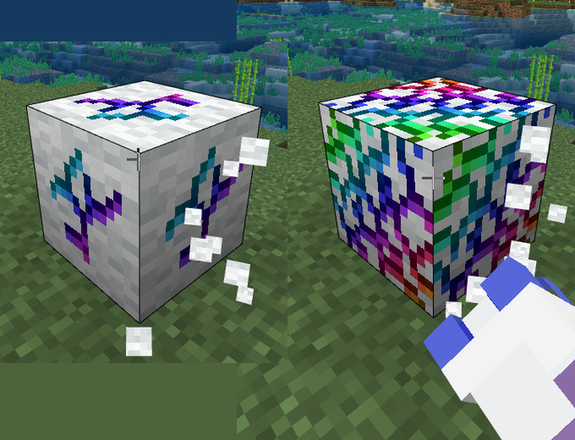 Rainbow Break Animation (BEDROCK EDITION) Minecraft Texture Pack