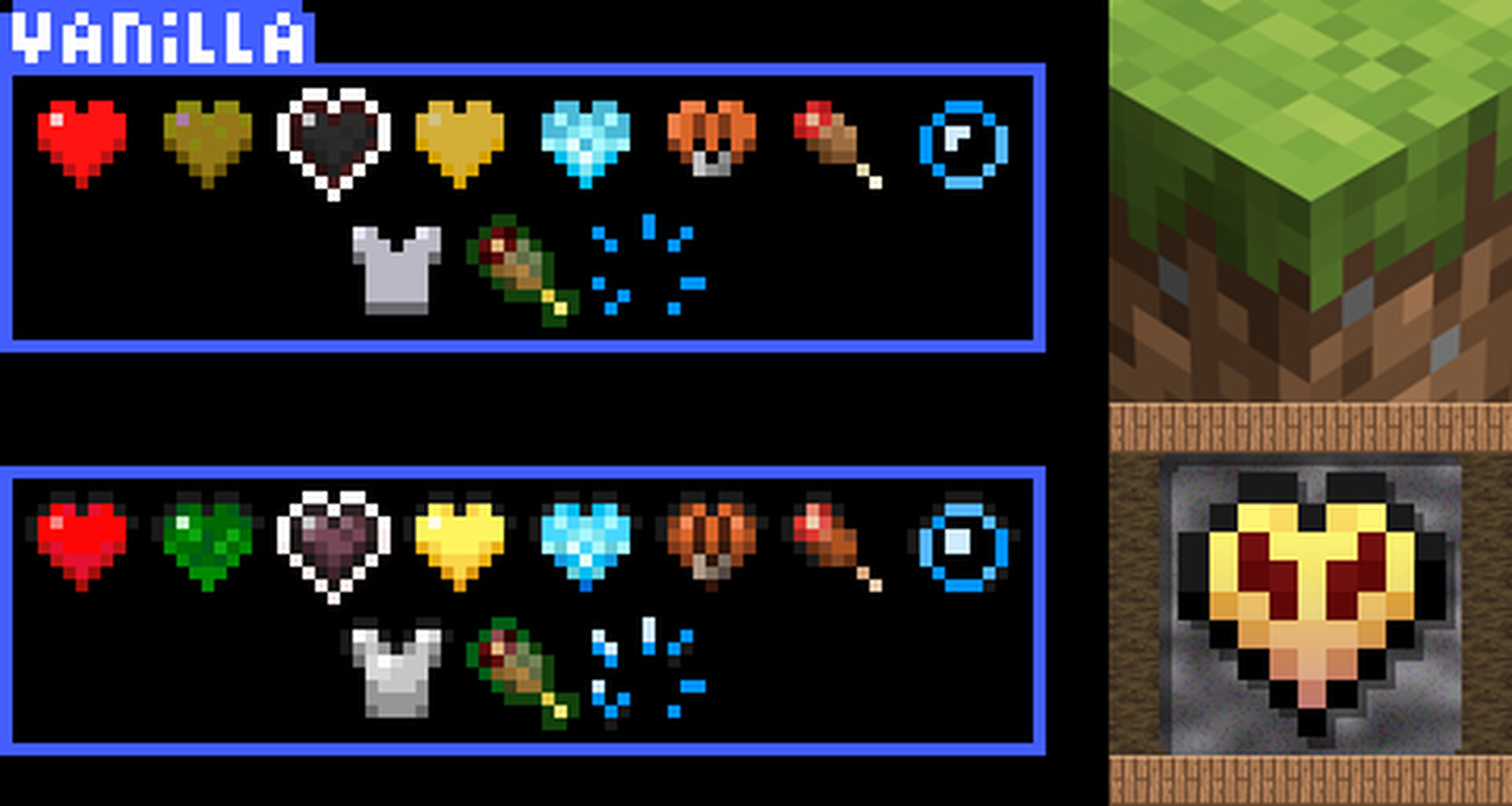 Tymgus' Better HUD [BE] Minecraft Texture Pack