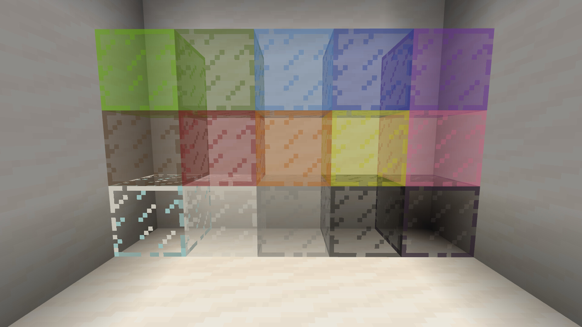 Old (Pre 1.14) Glass Textures - Bedrock Edition Minecraft Texture Pack