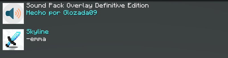 Sound Pack Overlay PVP: Definitive Edition Minecraft Texture Pack