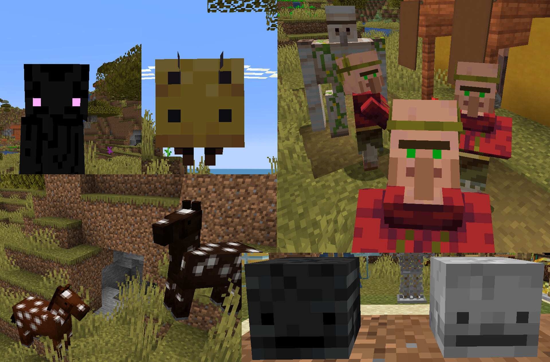 Small Eyed Mobs Minecraft Texture Pack