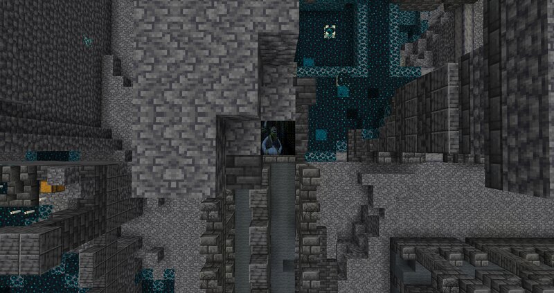 The entire Shrek movie but it's a netherite block Minecraft Texture Pack