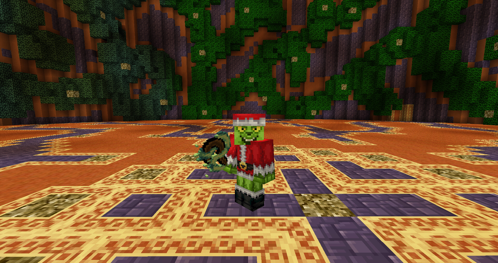 Animated Grinch armor set Minecraft Texture Pack