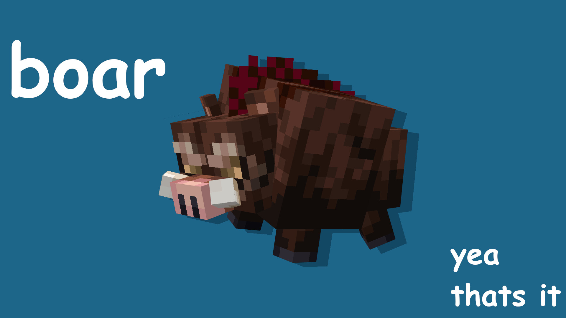 boars Minecraft Texture Pack