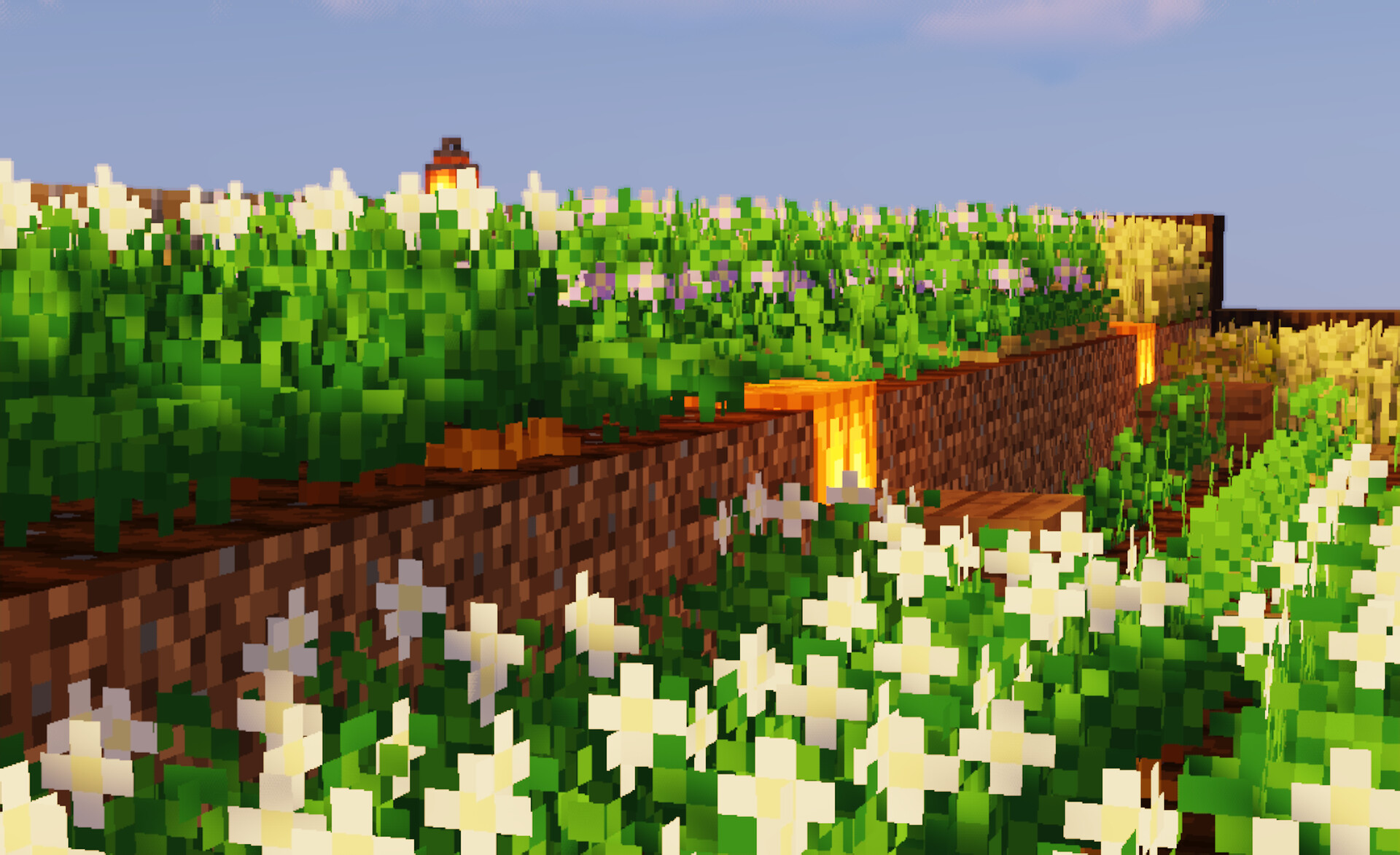 Blooming carrots and potatoes Minecraft Texture Pack