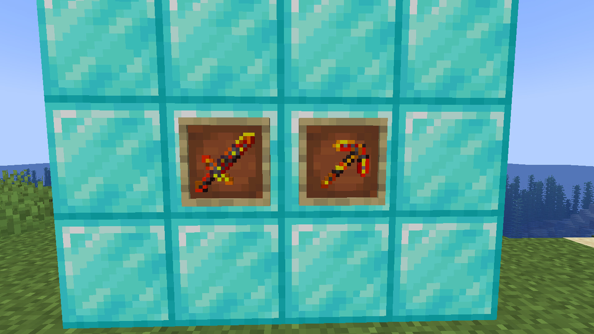 Netherite With Fire Minecraft Texture Pack