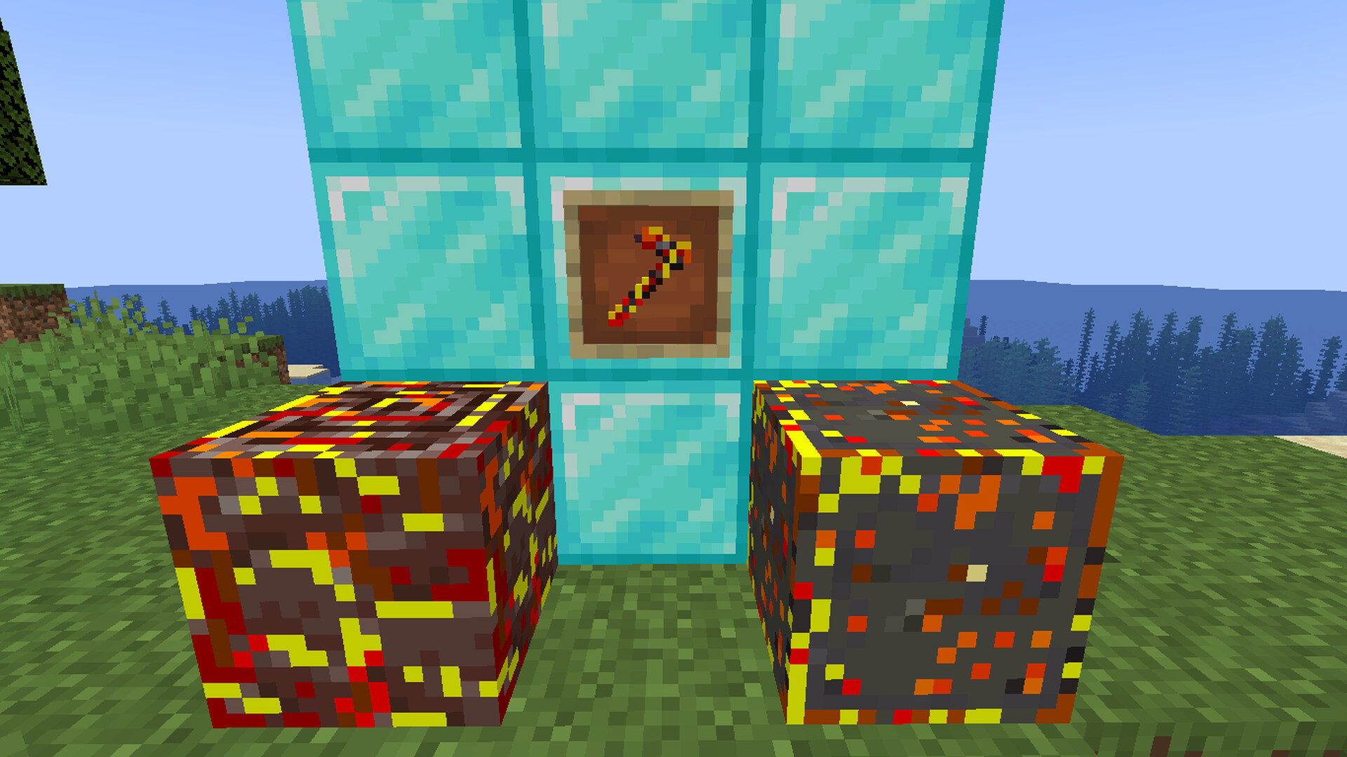 Netherite With Fire Minecraft Texture Pack