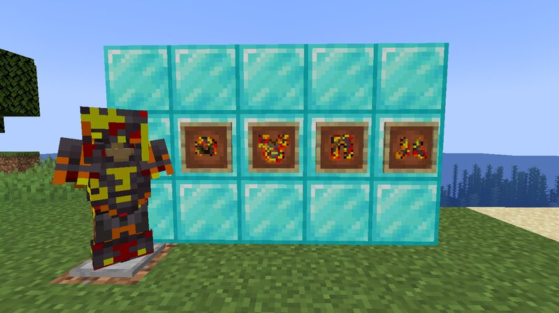 Netherite With Fire Minecraft Texture Pack