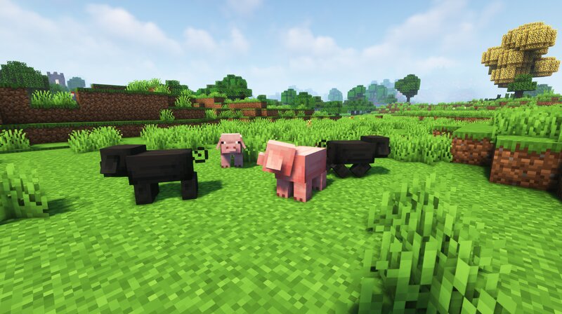 Better Vanilla Animals: Quark compat Minecraft Texture Pack