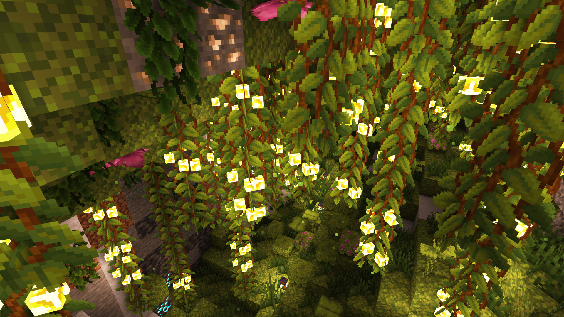 Cave Vines 3D Minecraft Texture Pack