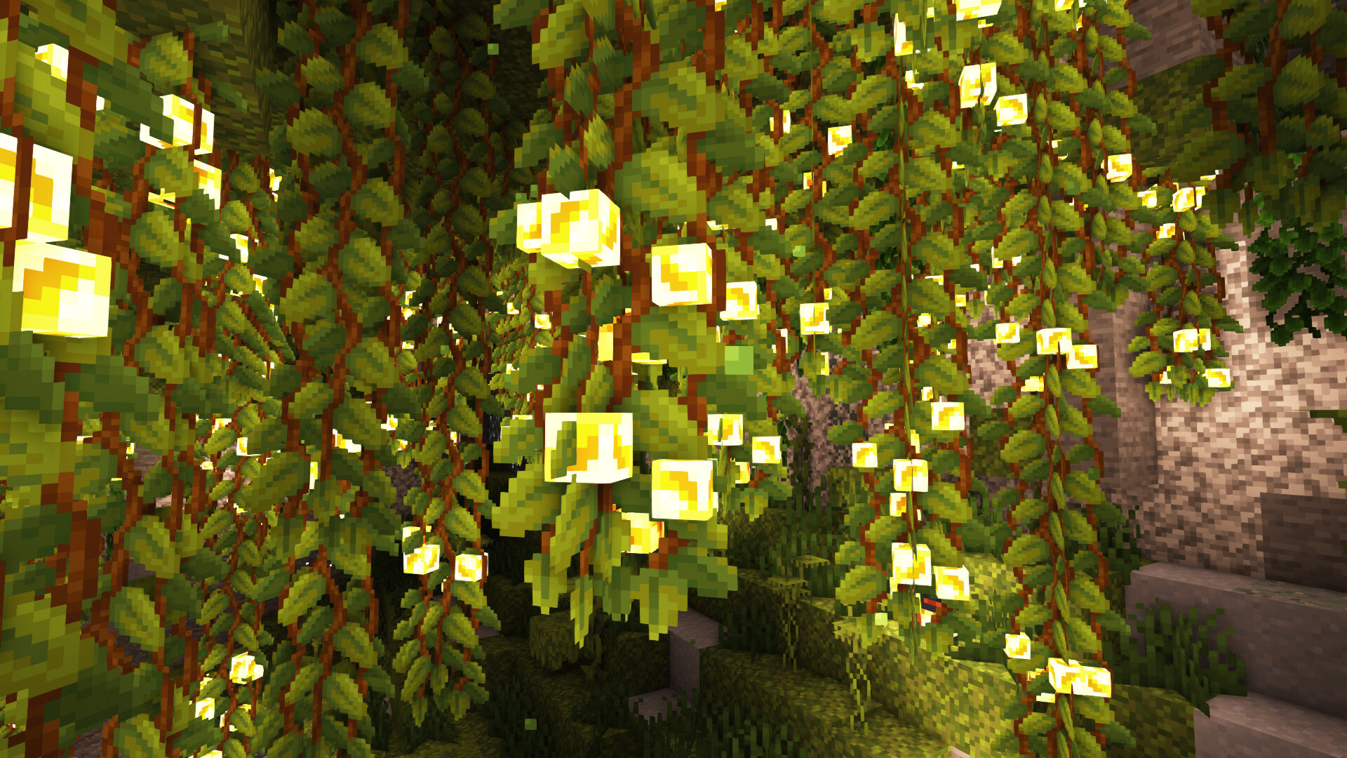 Cave Vines 3D Minecraft Texture Pack