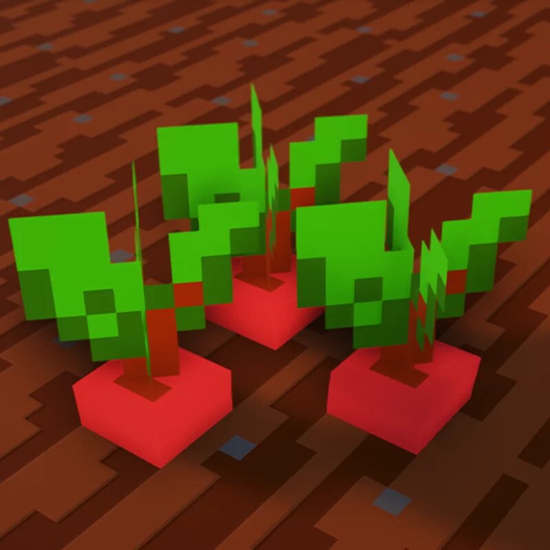 (Barebones) Crops 3D REVAMPED Minecraft Texture Pack