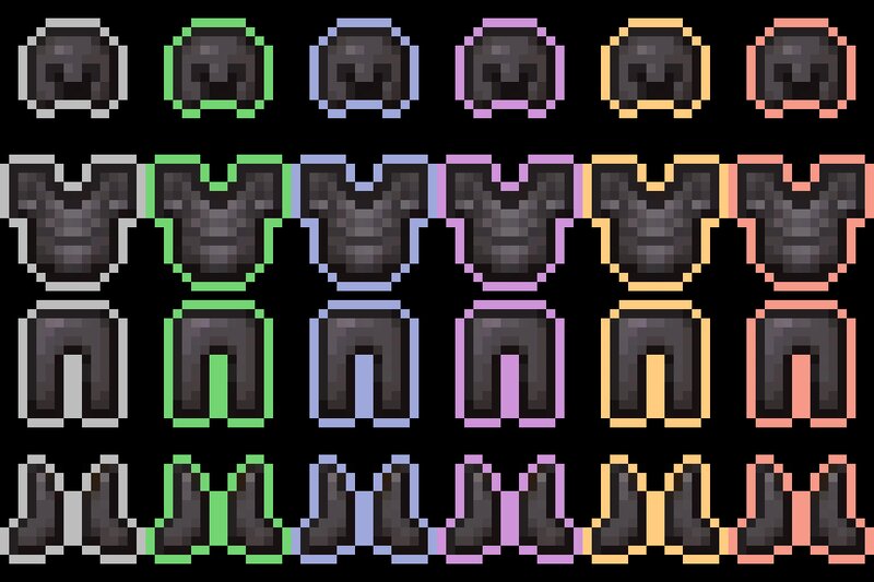 Armor Crafting Quality/Rarity Resourcepack Minecraft Texture Pack