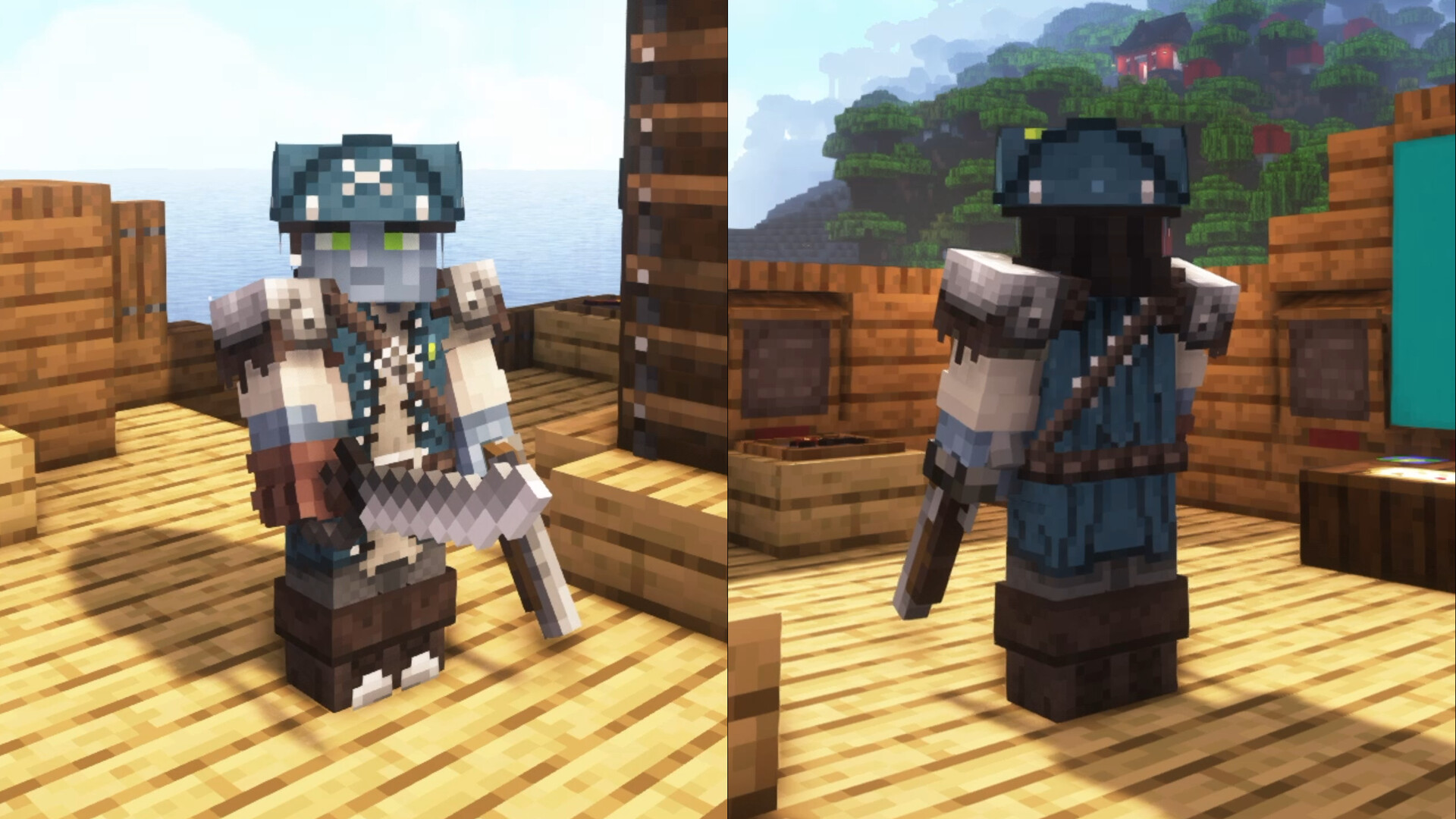 Kal's Grimdark Pirate Armor & Tools [1.13 - 1.19] Minecraft Texture Pack