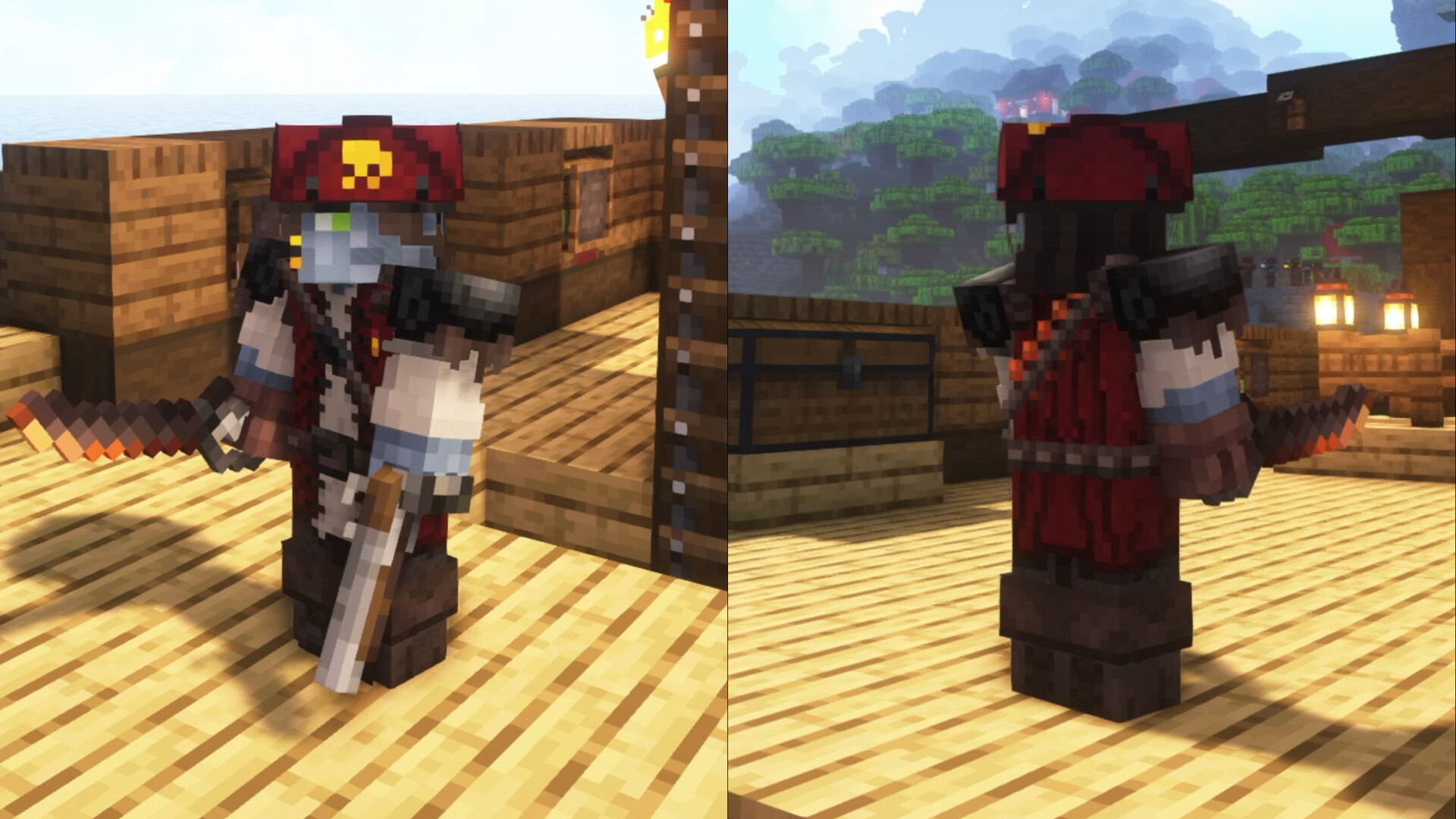Kal's Grimdark Pirate Armor & Tools [1.13 - 1.19] Minecraft Texture Pack