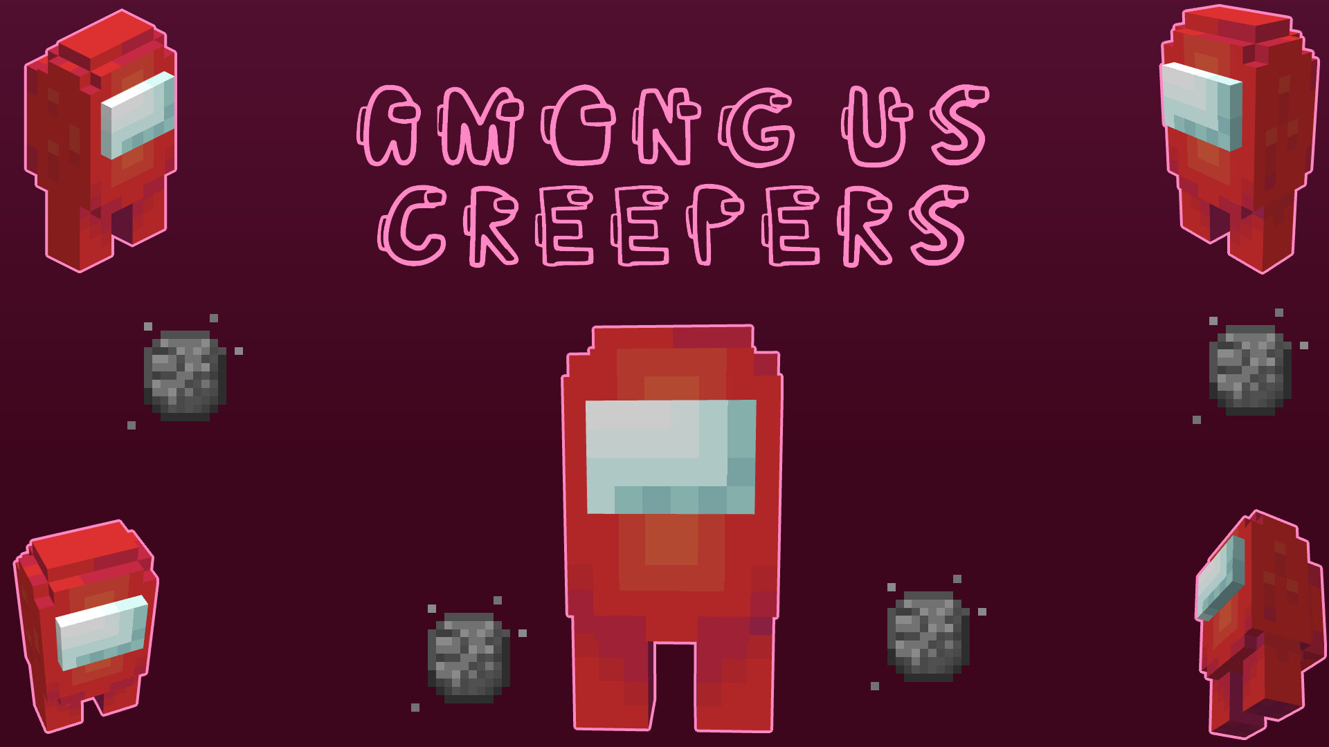 Among Us Creepers Minecraft Texture Pack