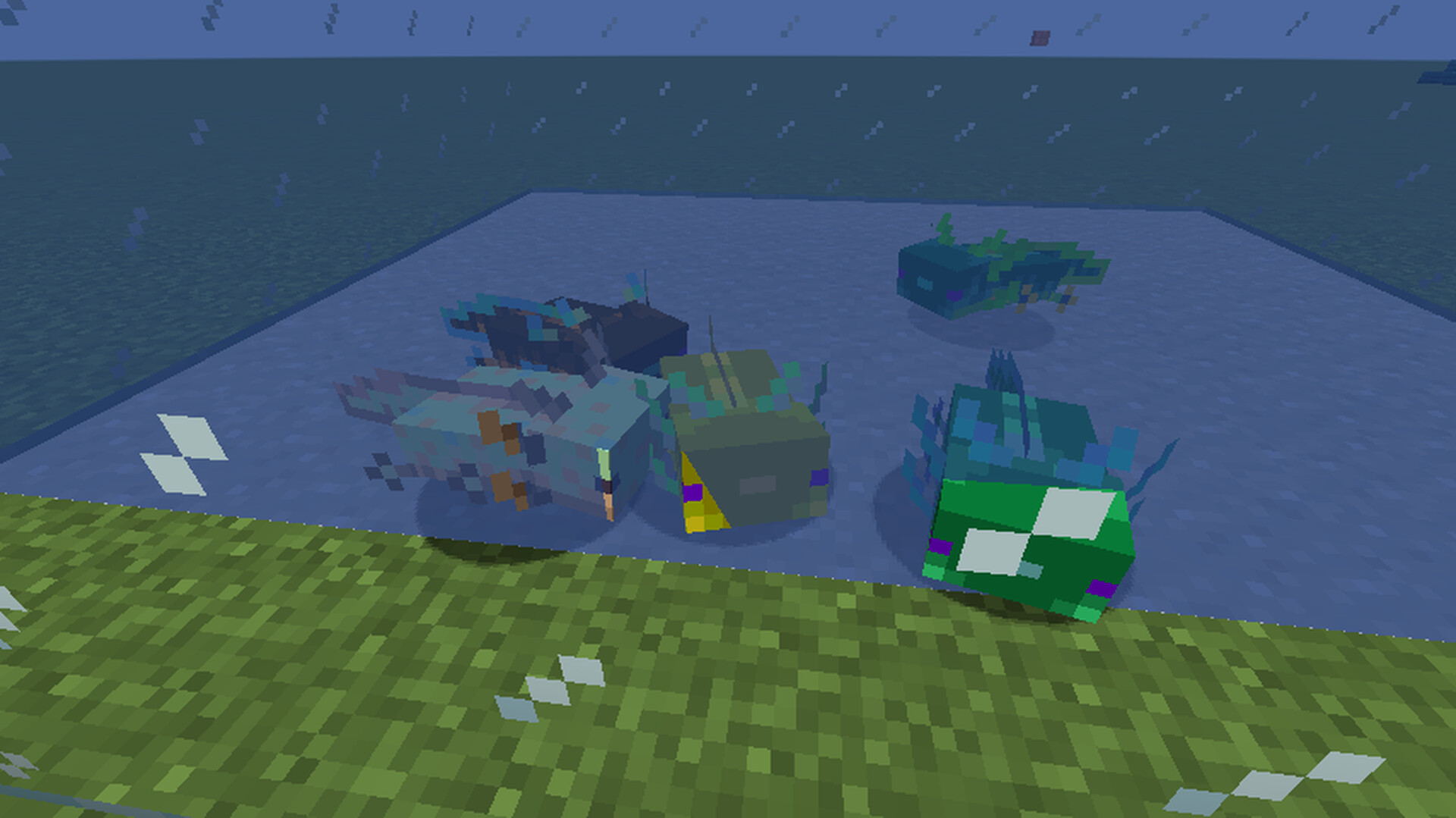 Cursed Axolotls Minecraft Texture Pack