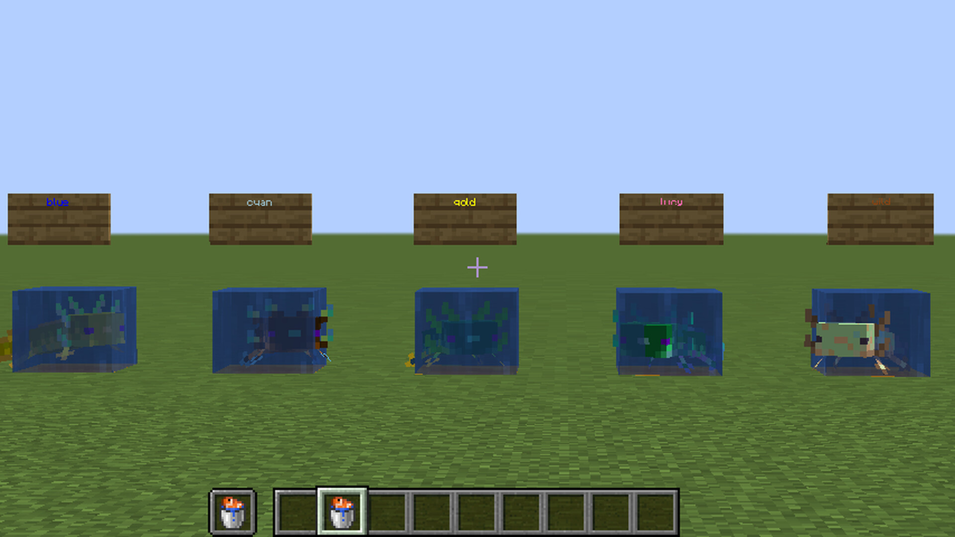 Cursed Axolotls Minecraft Texture Pack