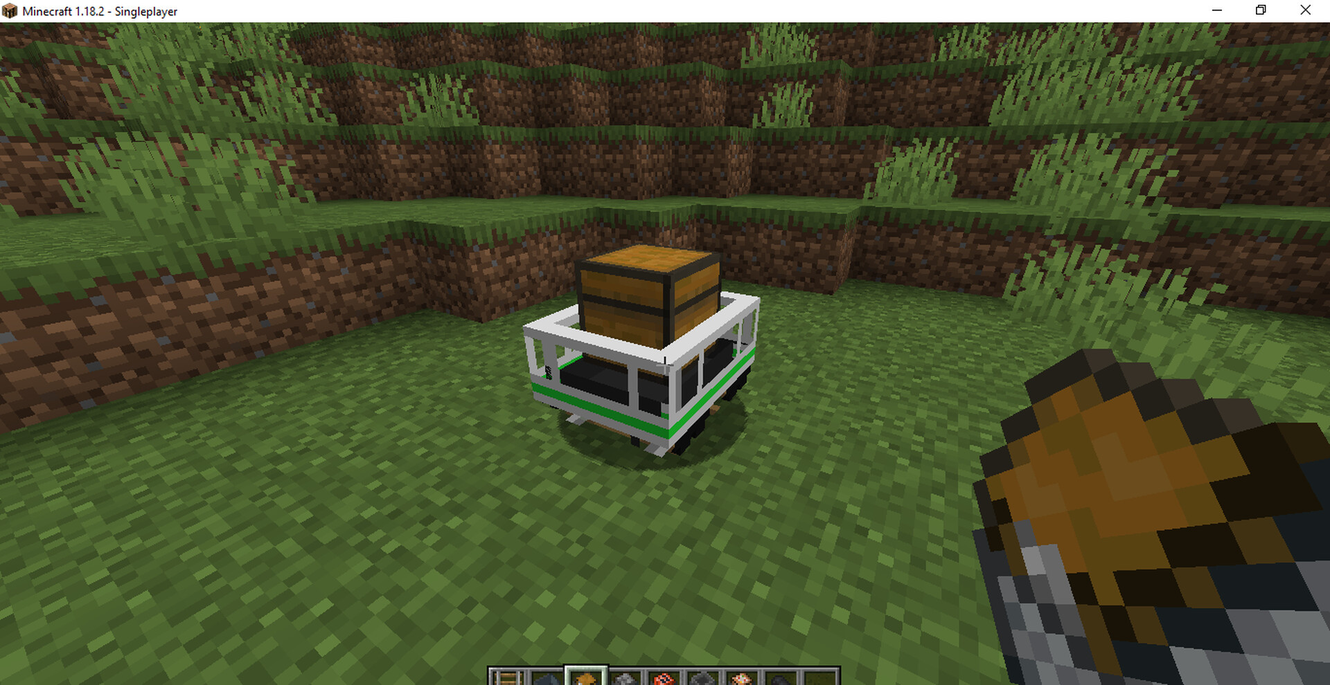 Minecart (passenger, with a chest, a furnace, a TNT block, etc) to a ...