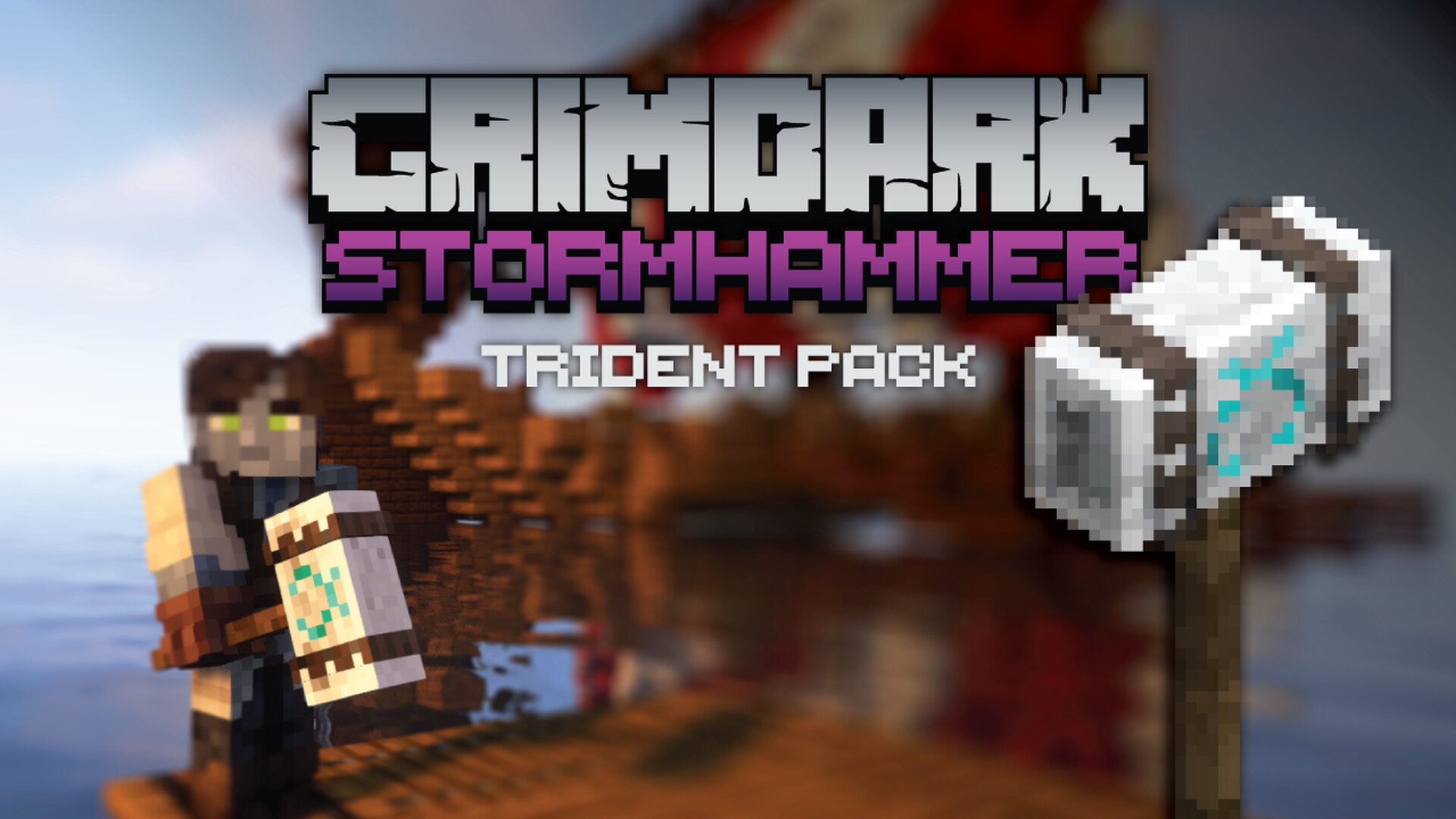 Grimdark Stormhammer Trident Pack Minecraft Texture Pack