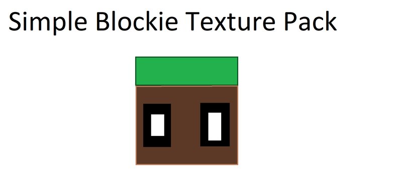 Simple Blockie Texture Pack Minecraft Texture Pack