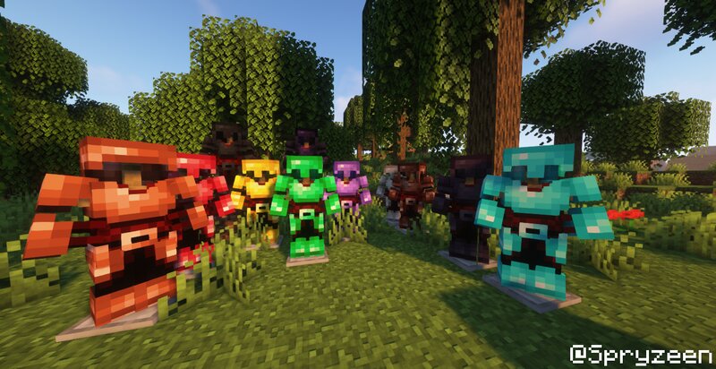 Spryzeen's Ultimate knight armor Minecraft Texture Pack