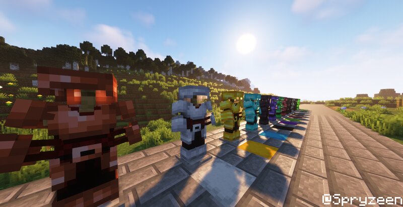 Spryzeen's Ultimate knight armor Minecraft Texture Pack