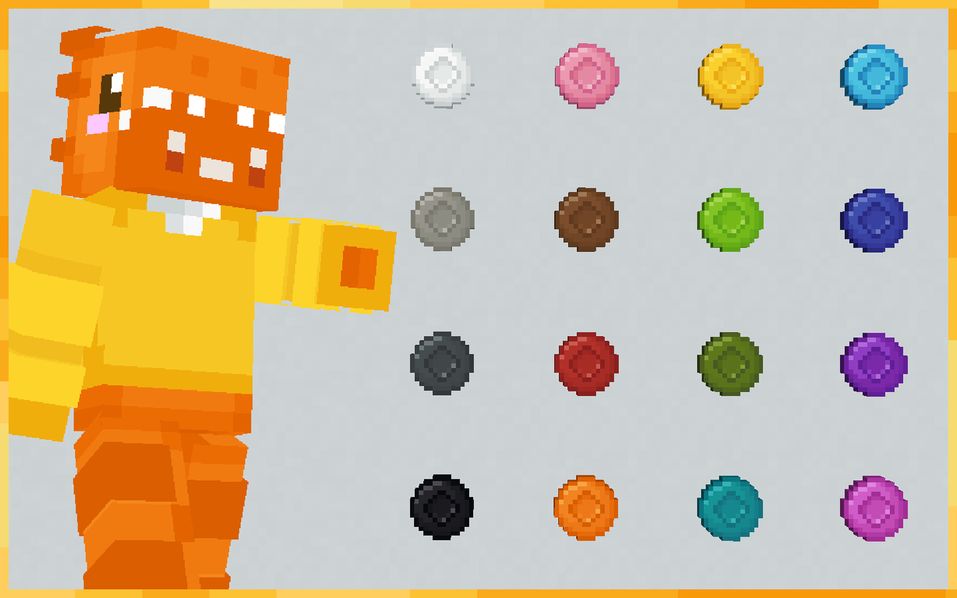 Dye as Color Tokens Minecraft Texture Pack