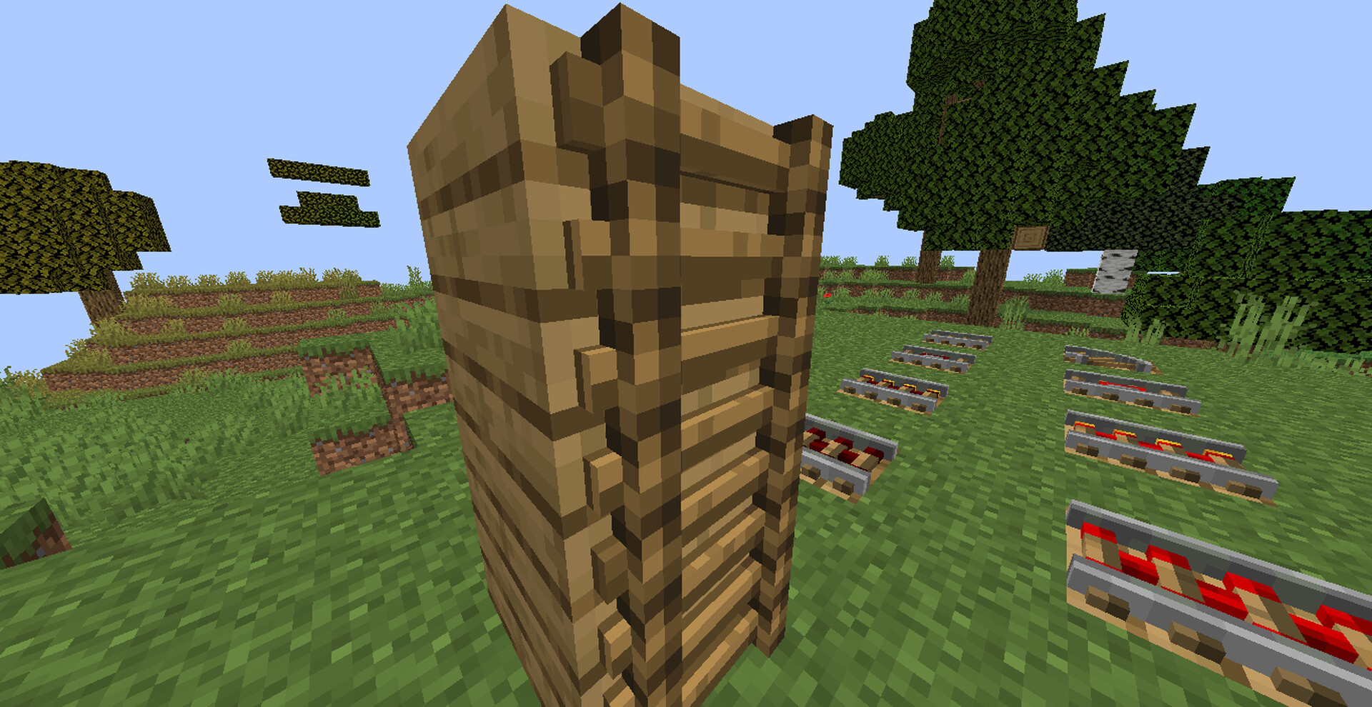 3D rails and ladder Minecraft Texture Pack