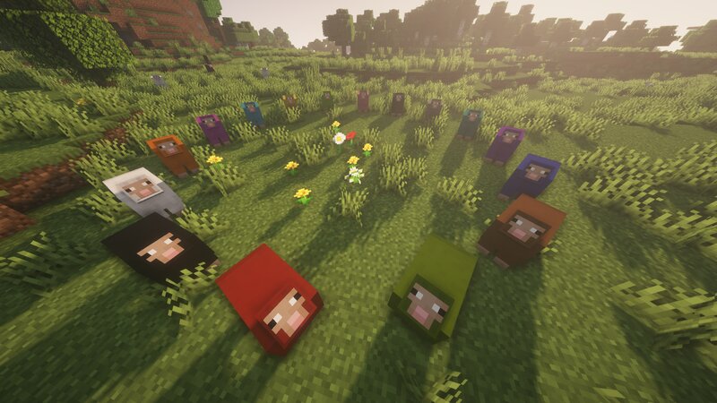 Colorful Sheared Sheep! Minecraft Texture Pack