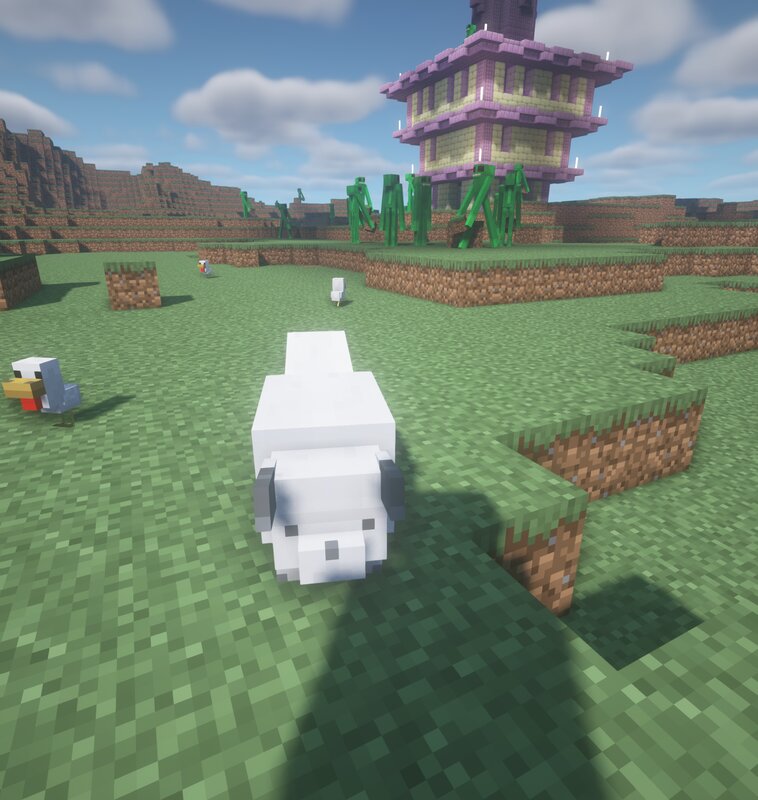 snow cat thing Minecraft Texture Pack
