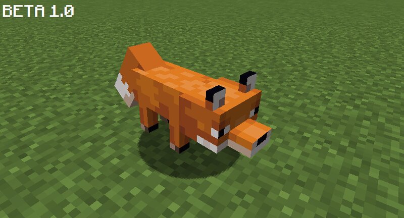 Fox replaces Wolf Minecraft Texture Pack