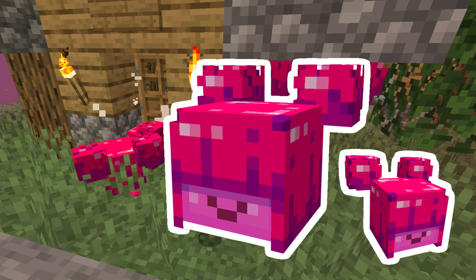 Pink Slimes (Optifine) Minecraft Texture Pack