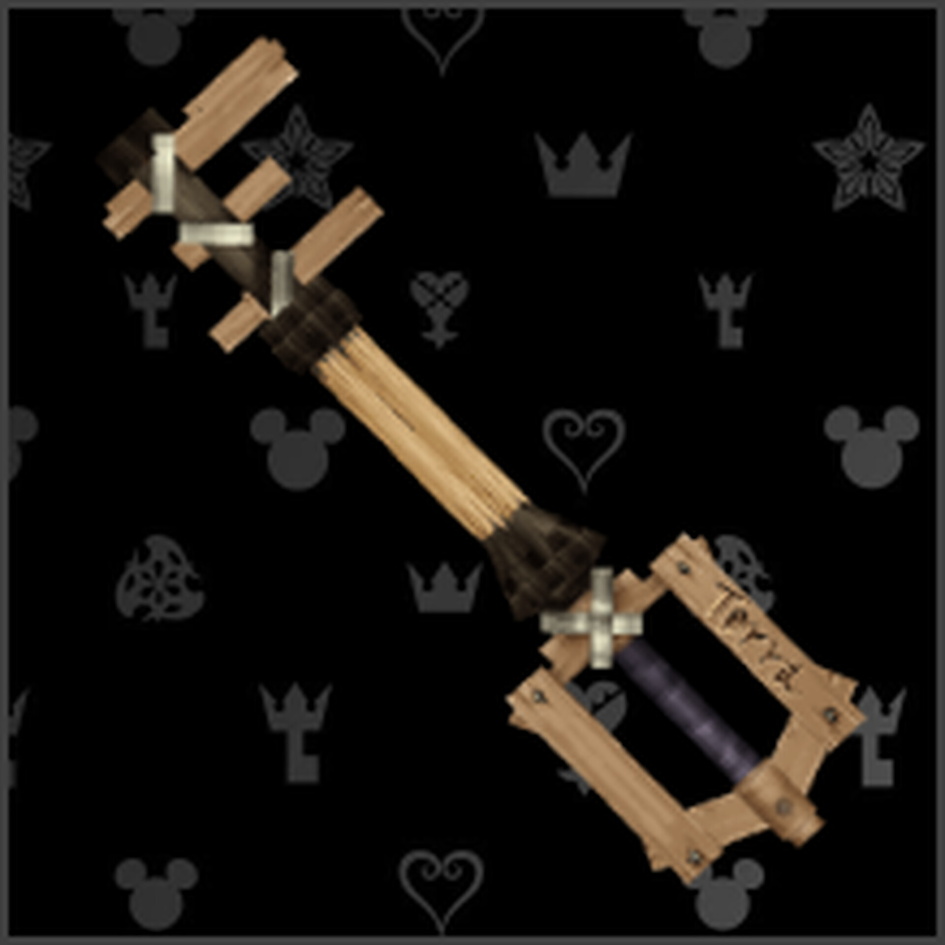 Wooden Keyblade Minecraft Texture Pack