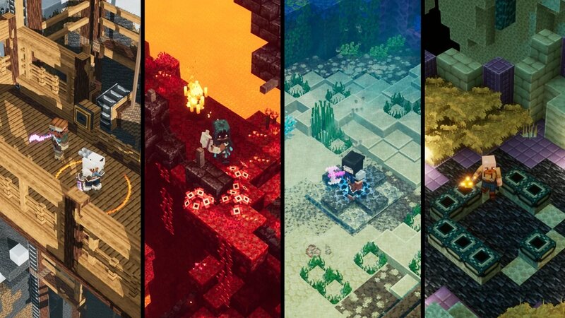 MINECRAFT Dungeons: Vanilla Approved Minecraft Texture Pack