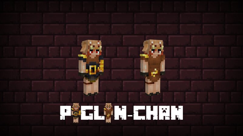 Piglin-chan Minecraft Texture Pack