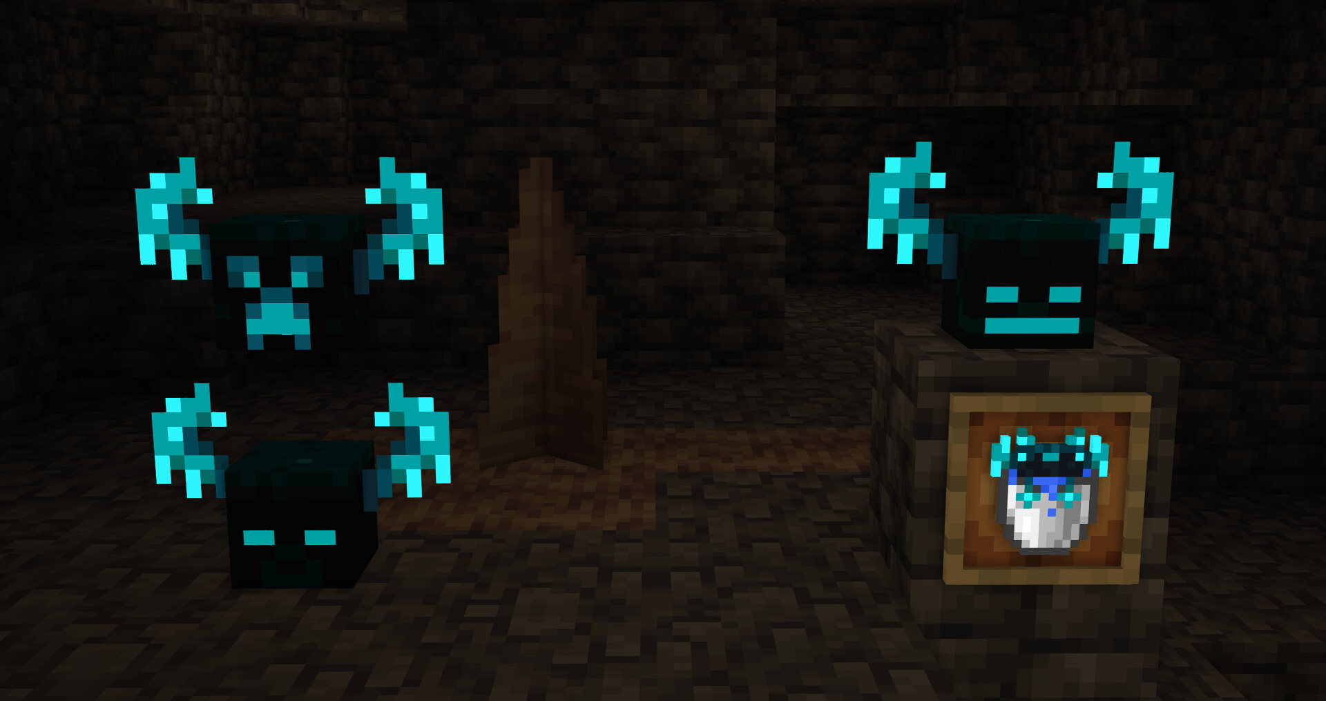 Sculkified Mobs Minecraft Texture Pack