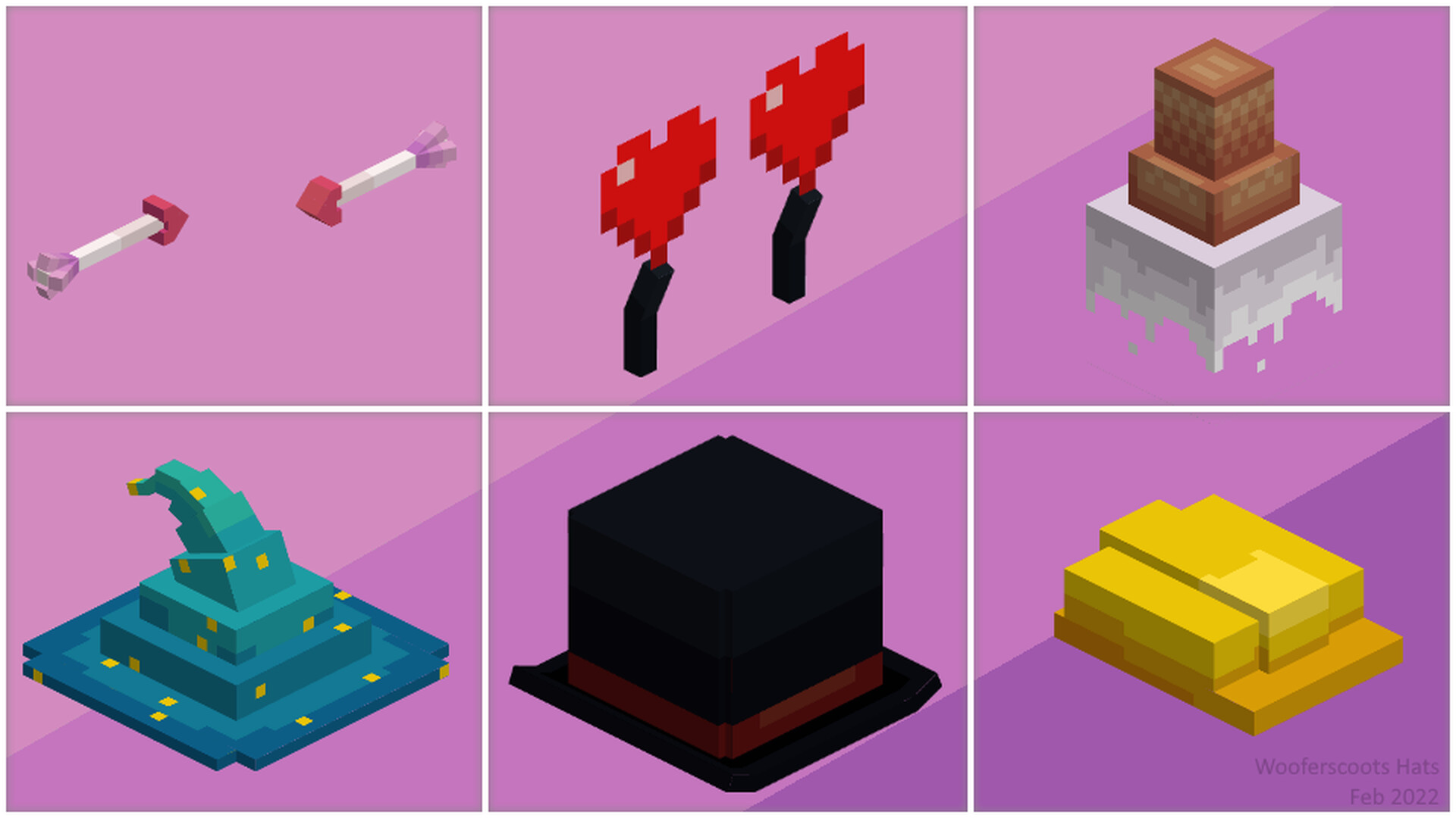 Wooferscoots's Hats Collection Minecraft Texture Pack