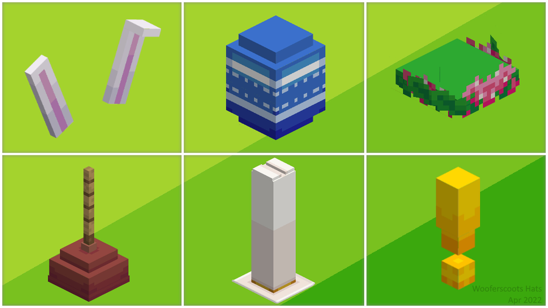Wooferscoots's Hats Collection Minecraft Texture Pack