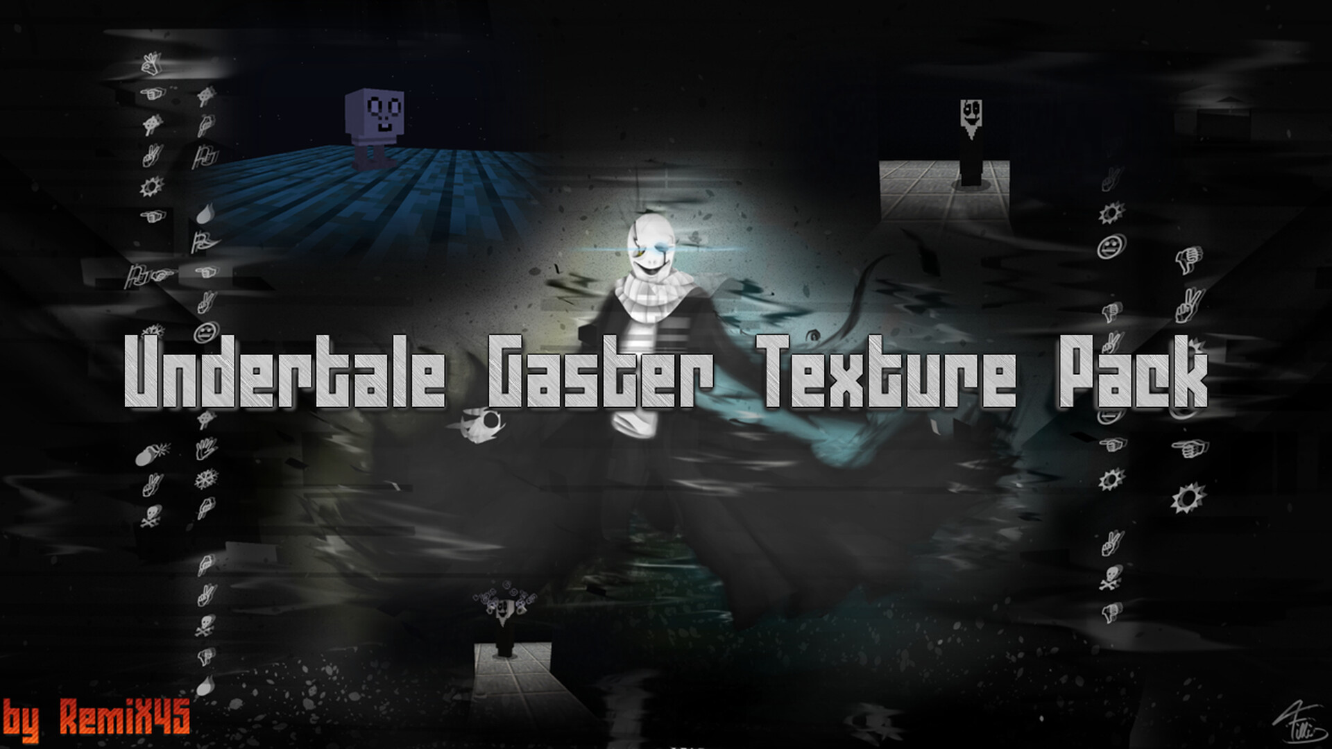 Undertale Gaster Texture Pack Minecraft Texture Pack