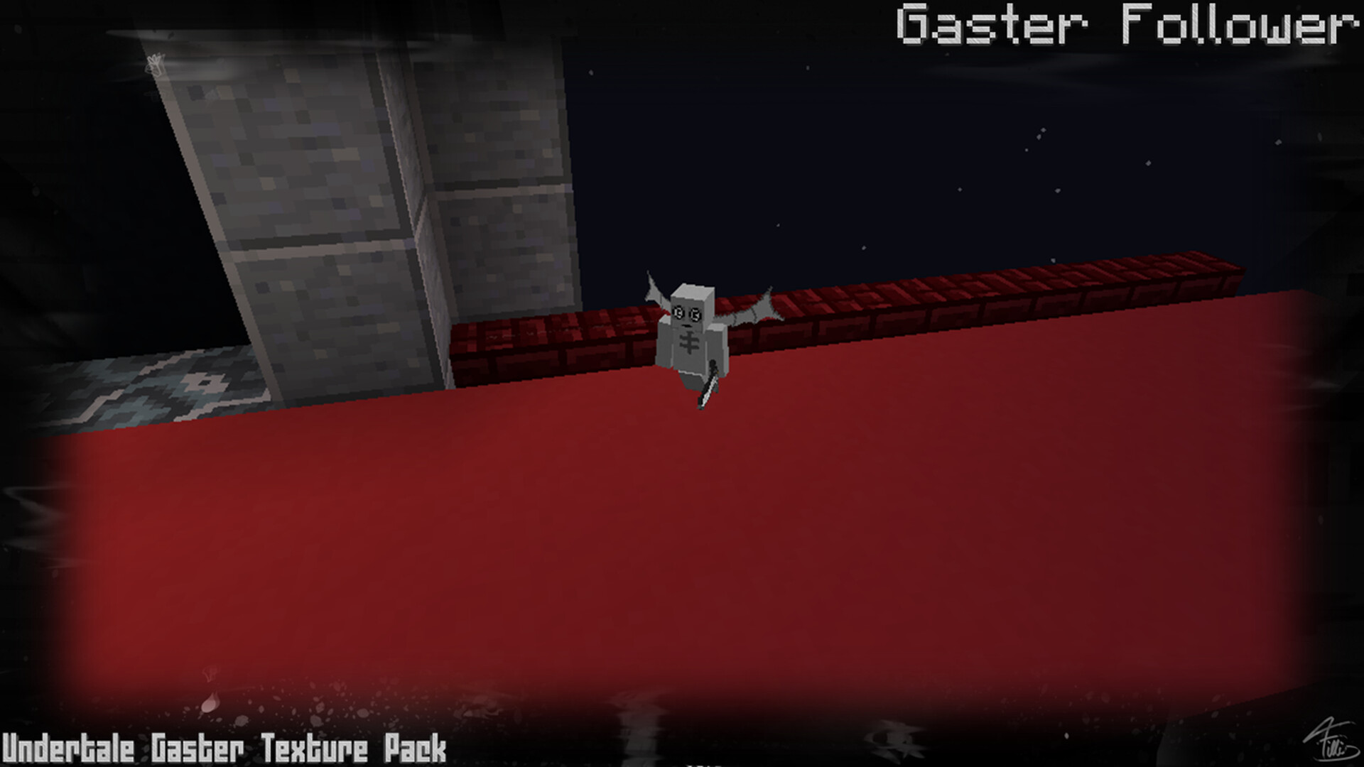 Undertale Gaster Texture Pack Minecraft Texture Pack