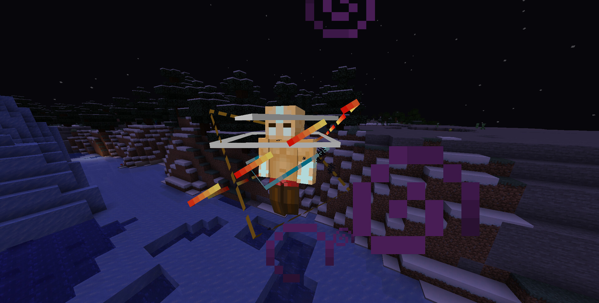 Wither boss- Avatar Aang in Avatar State Minecraft Texture Pack