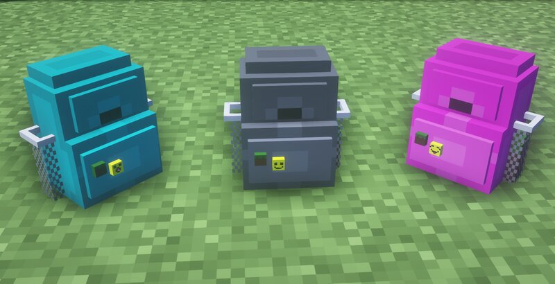Shulker Box Backpacks Minecraft Texture Pack