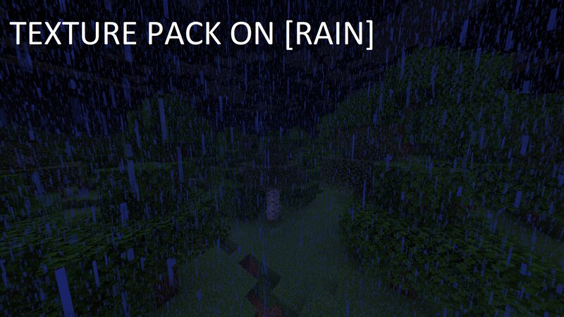 Fabulous rain/snow Minecraft Texture Pack