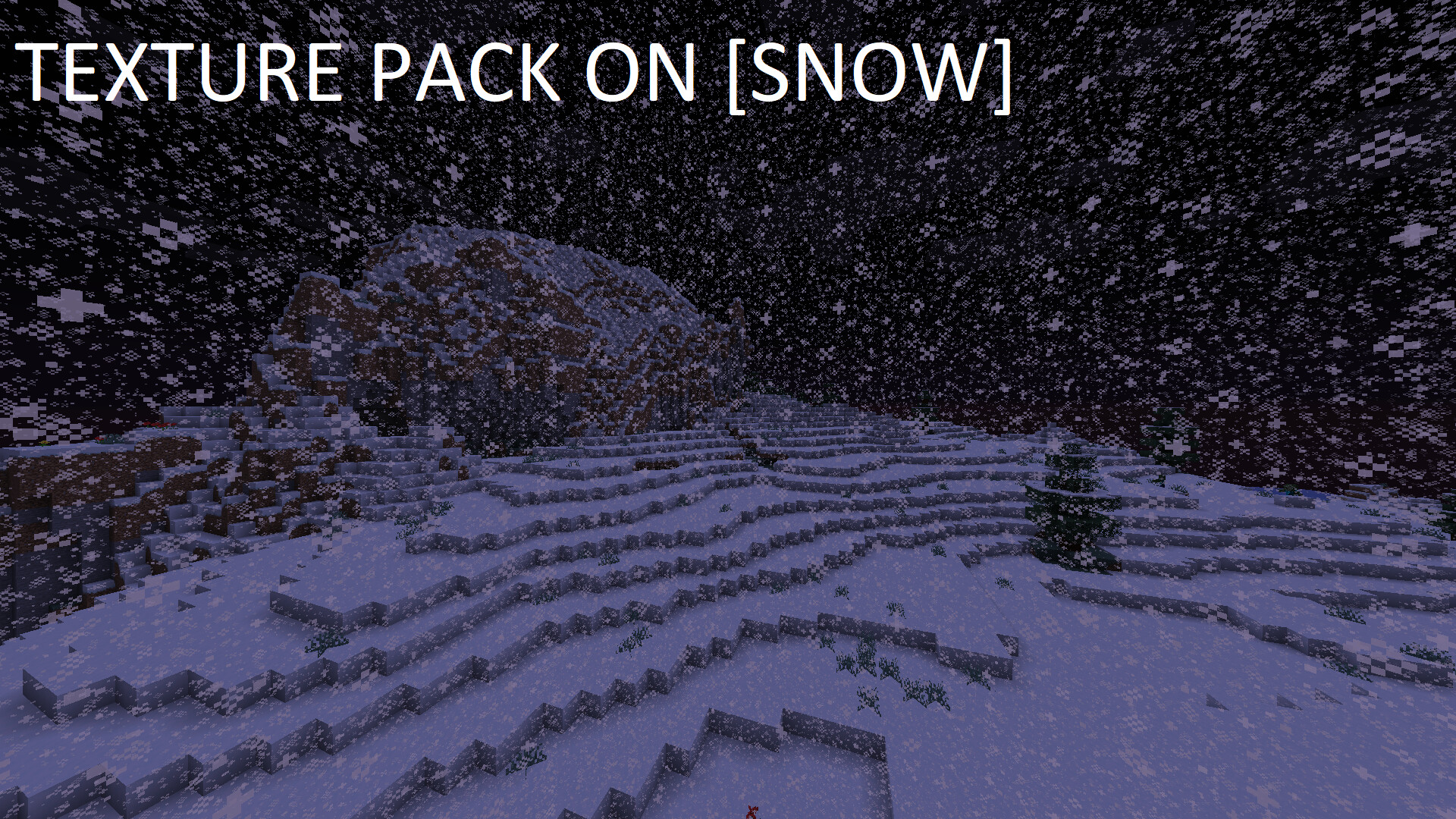 Fabulous rain/snow Minecraft Texture Pack