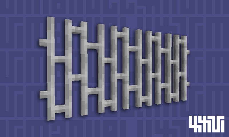 XXVI's Enhanced Iron Bars Minecraft Texture Pack